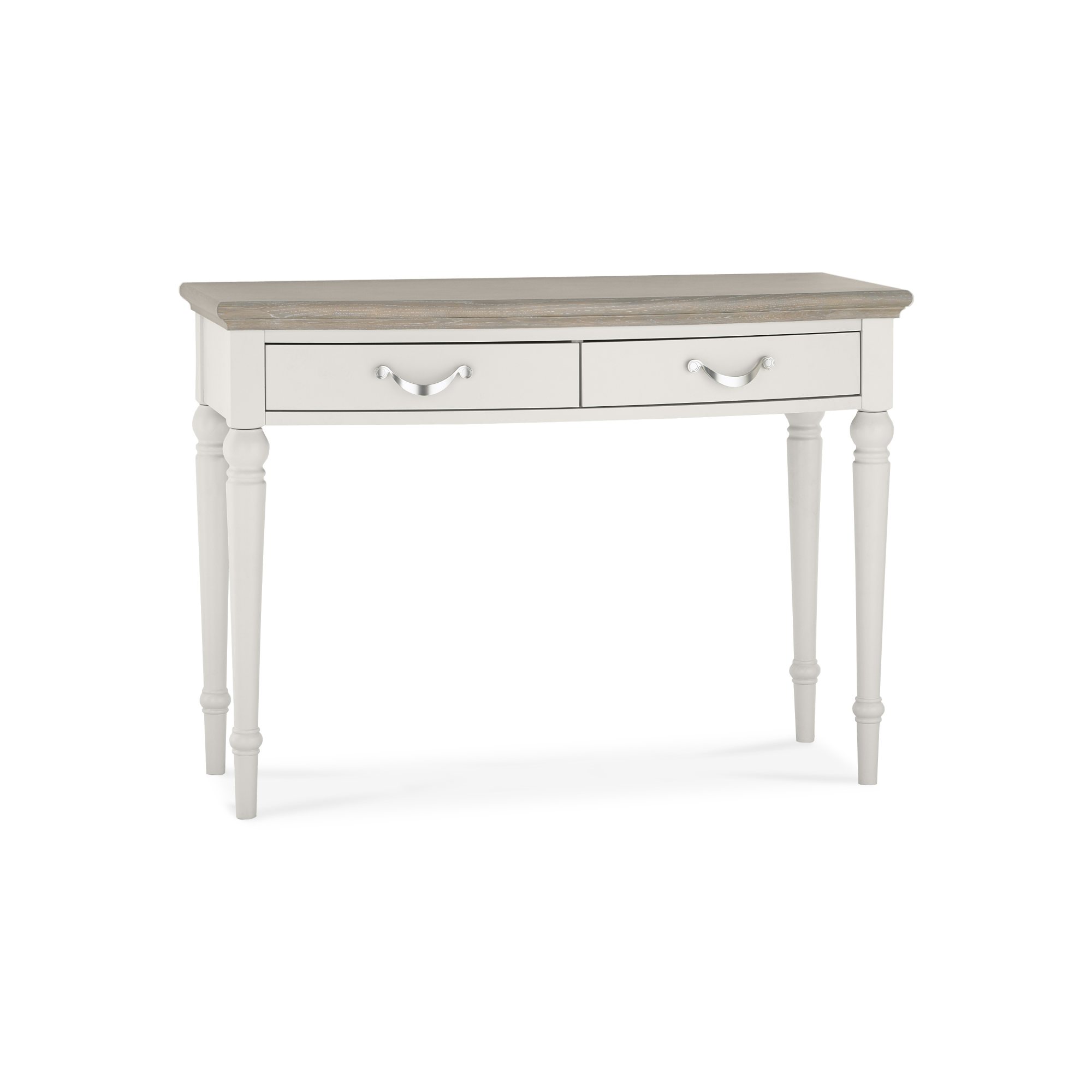 Miller Dressing Table - Grey Washed Oak & Soft Grey - Home Origins