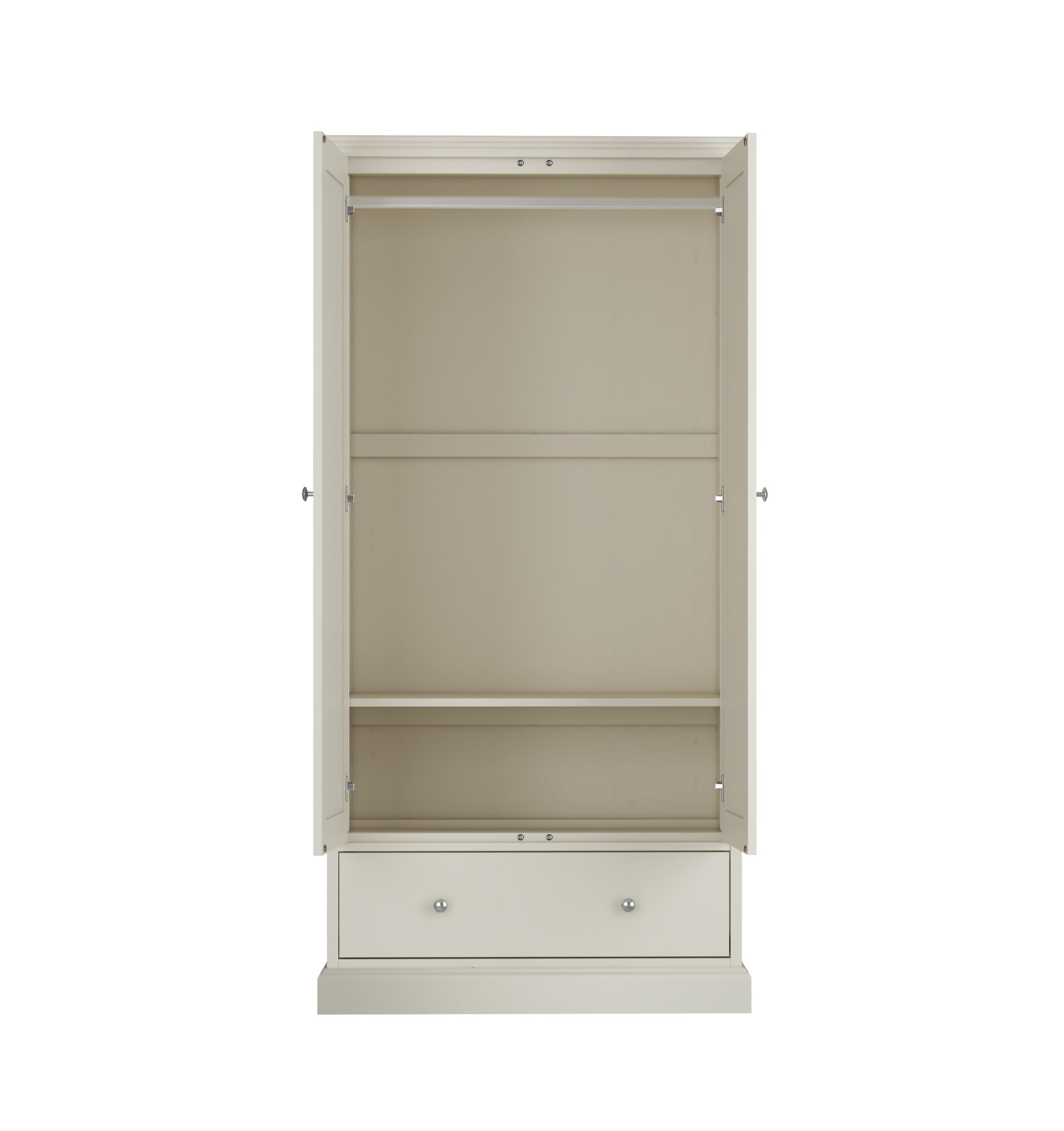 Palmer Double Wardrobe - Soft Grey - Home Origins