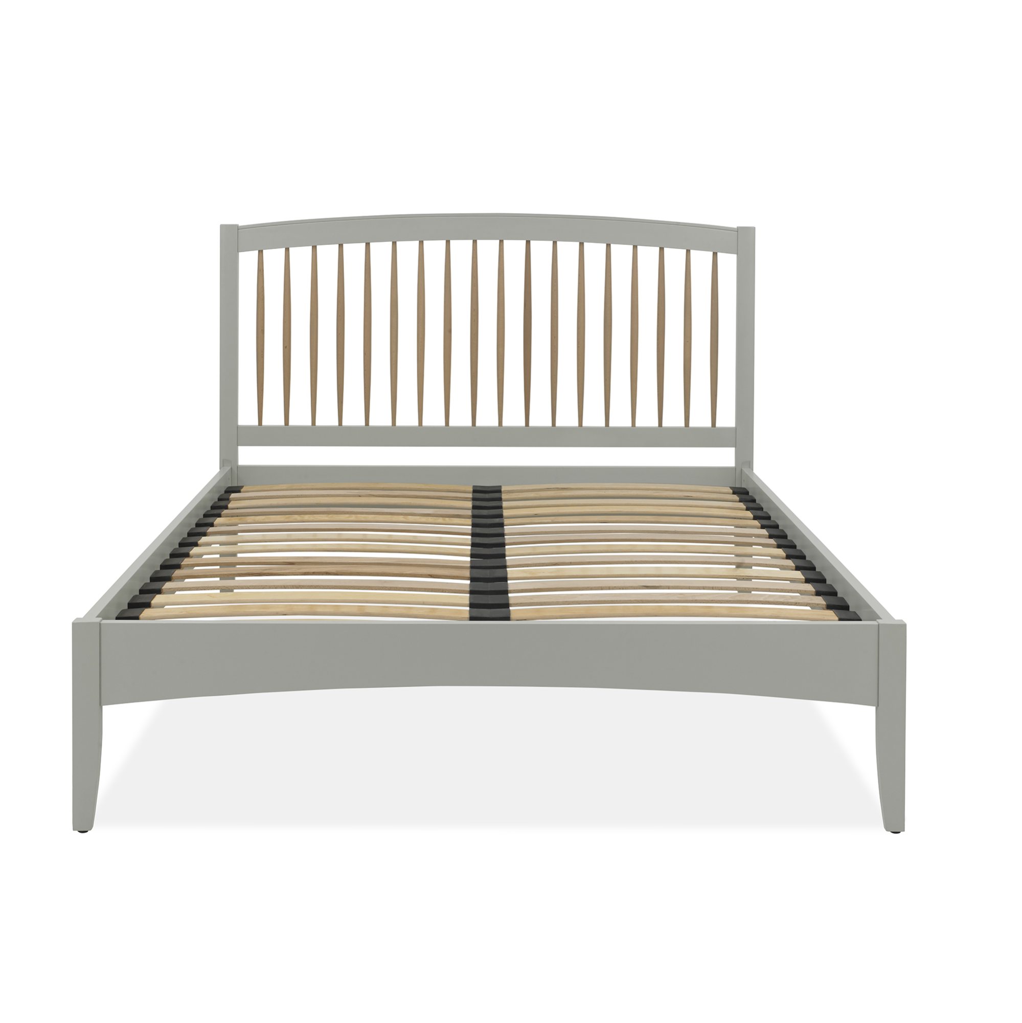 Larsen Scandi Oak & Grey Low Footend Bedstead | Size: King - Home Origins