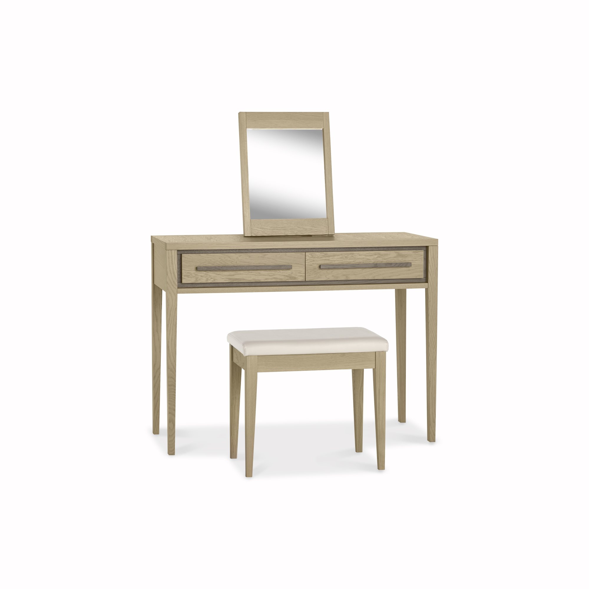 Rimini Dressing Table - Aged Oak & Weathered Oak - Home Origins