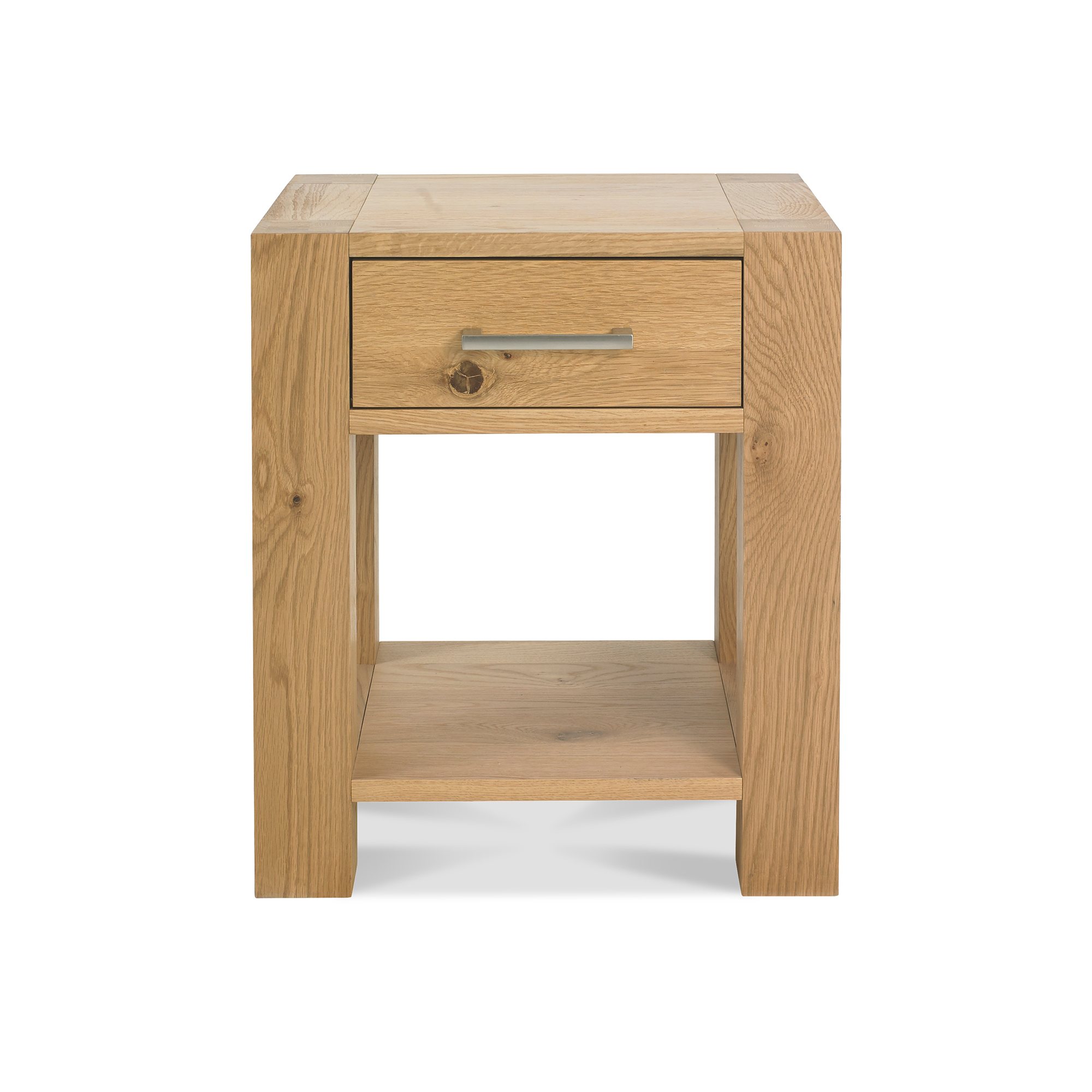 Blake Lamp Table with Drawer - Light Oak - Home Origins