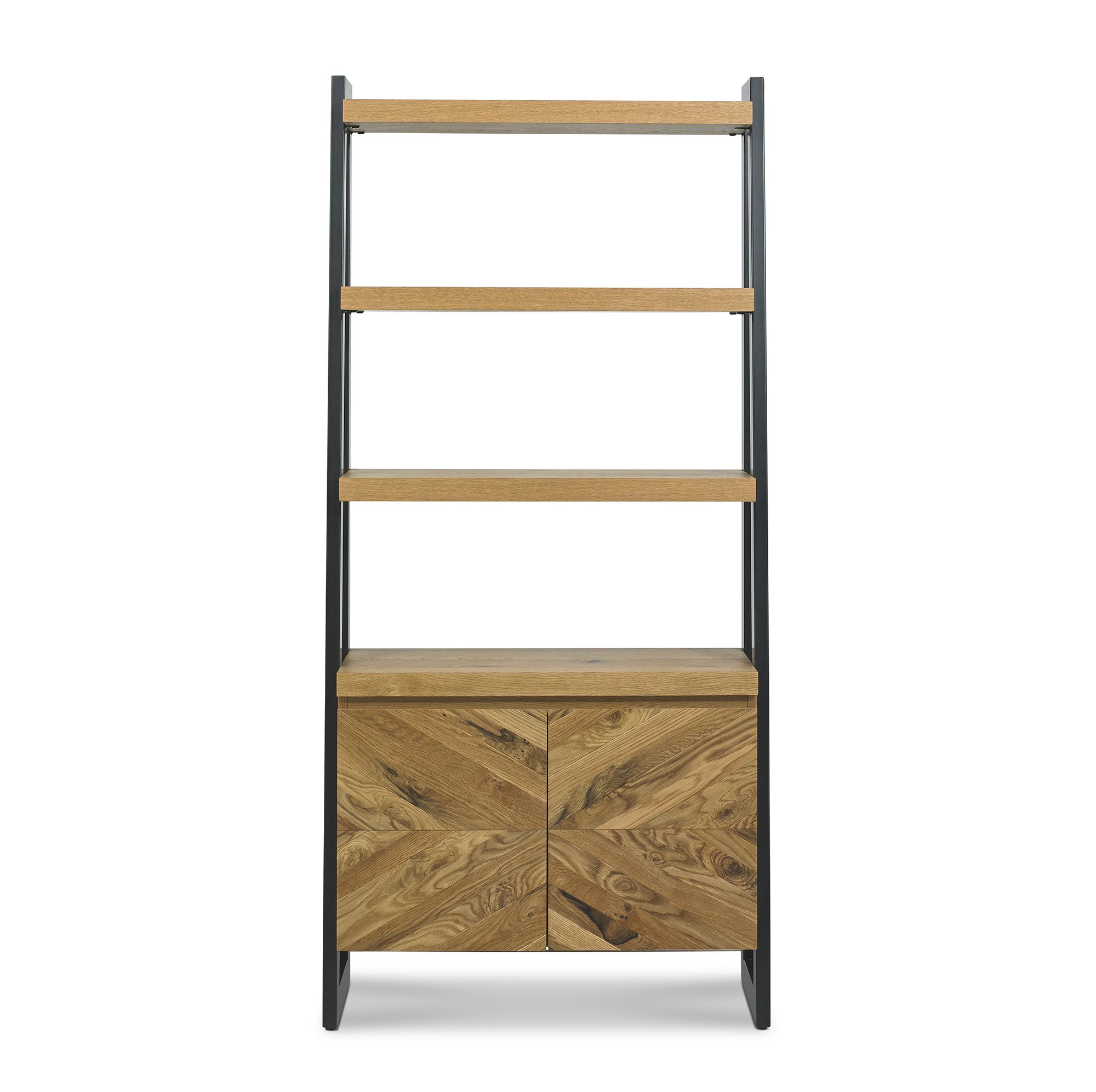 Bosco Open Display Unit - Rustic Oak - Home Origins
