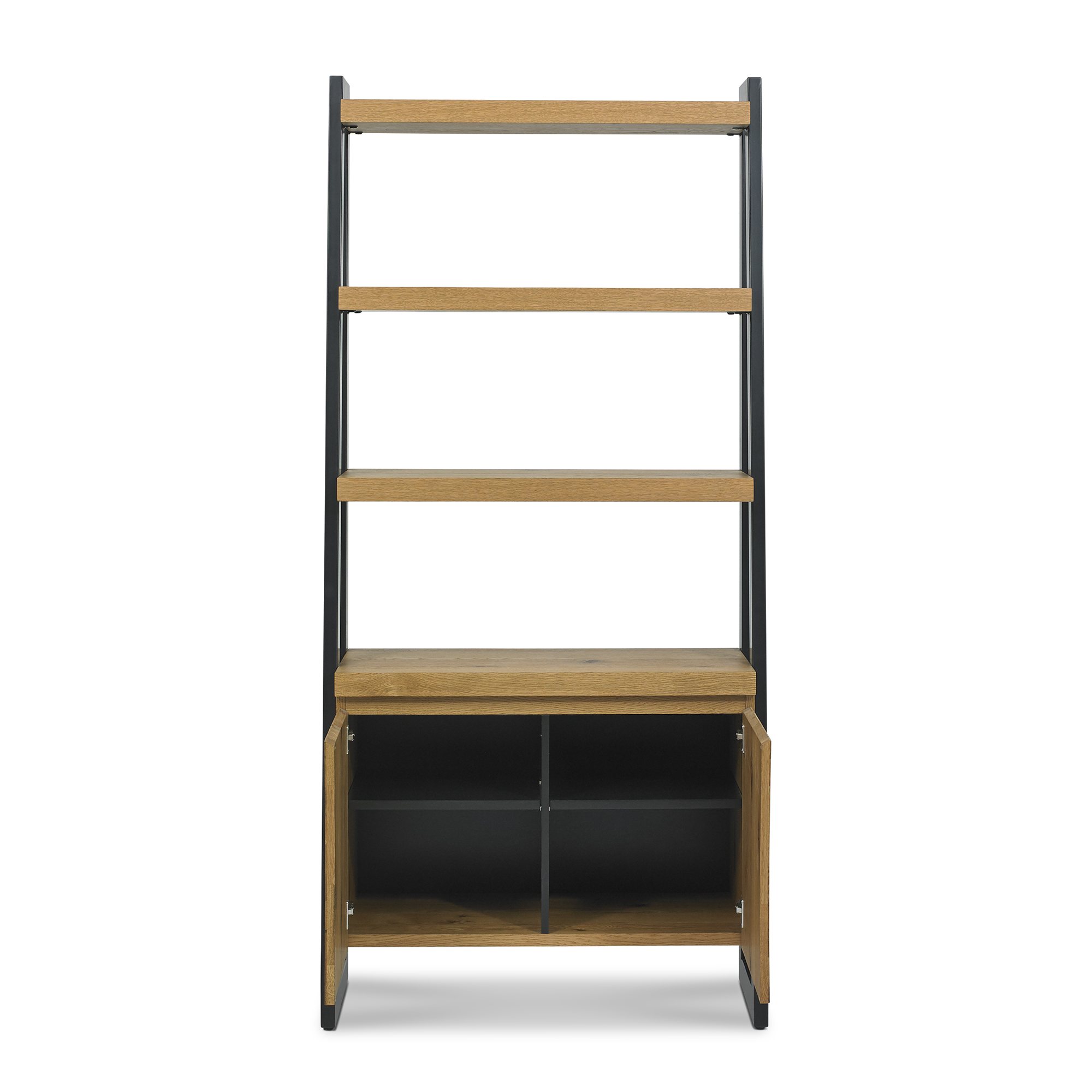 Bosco Open Display Unit - Rustic Oak - Home Origins