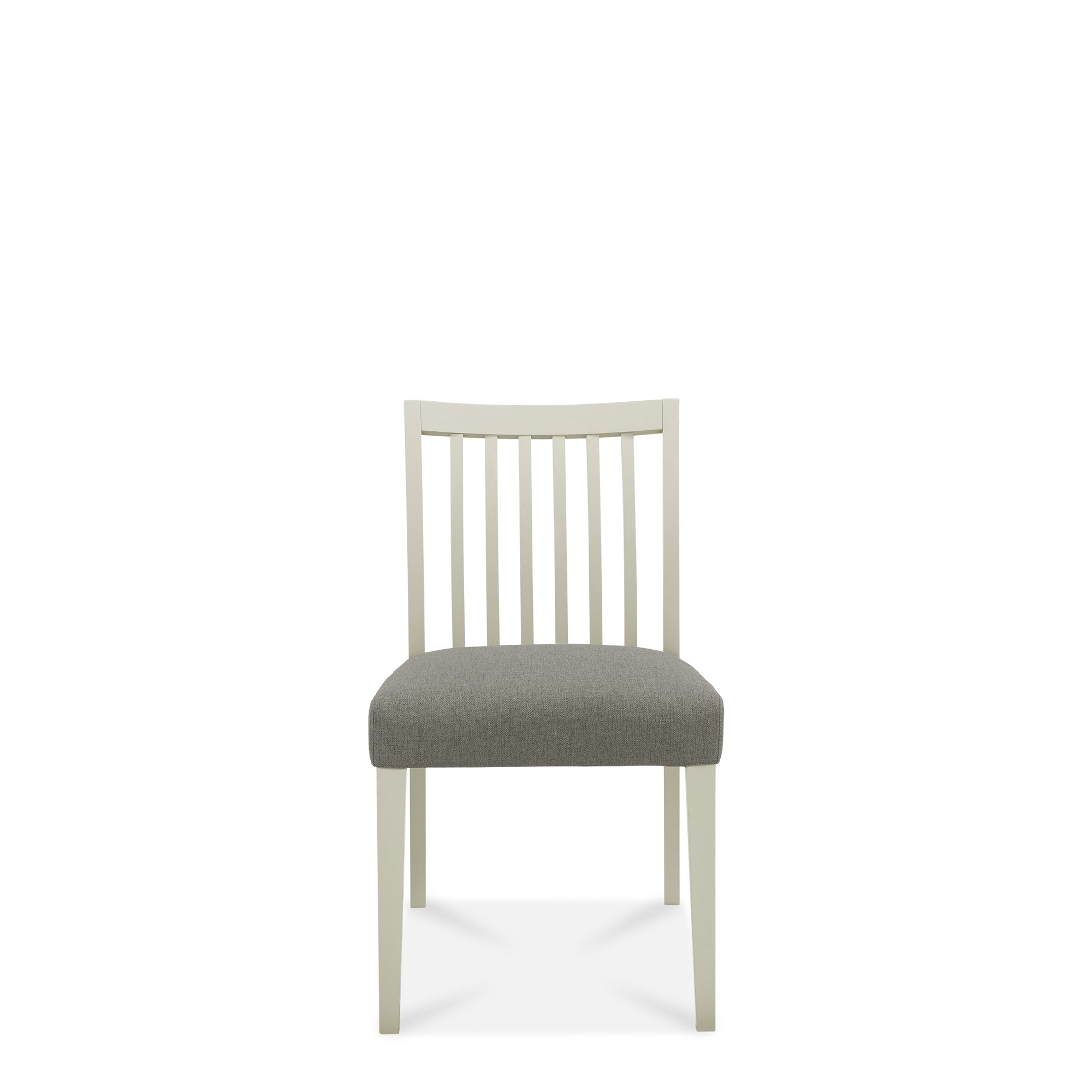 Jasper Soft Grey Low Slat Dining Chairs - Titanium - Home Origins