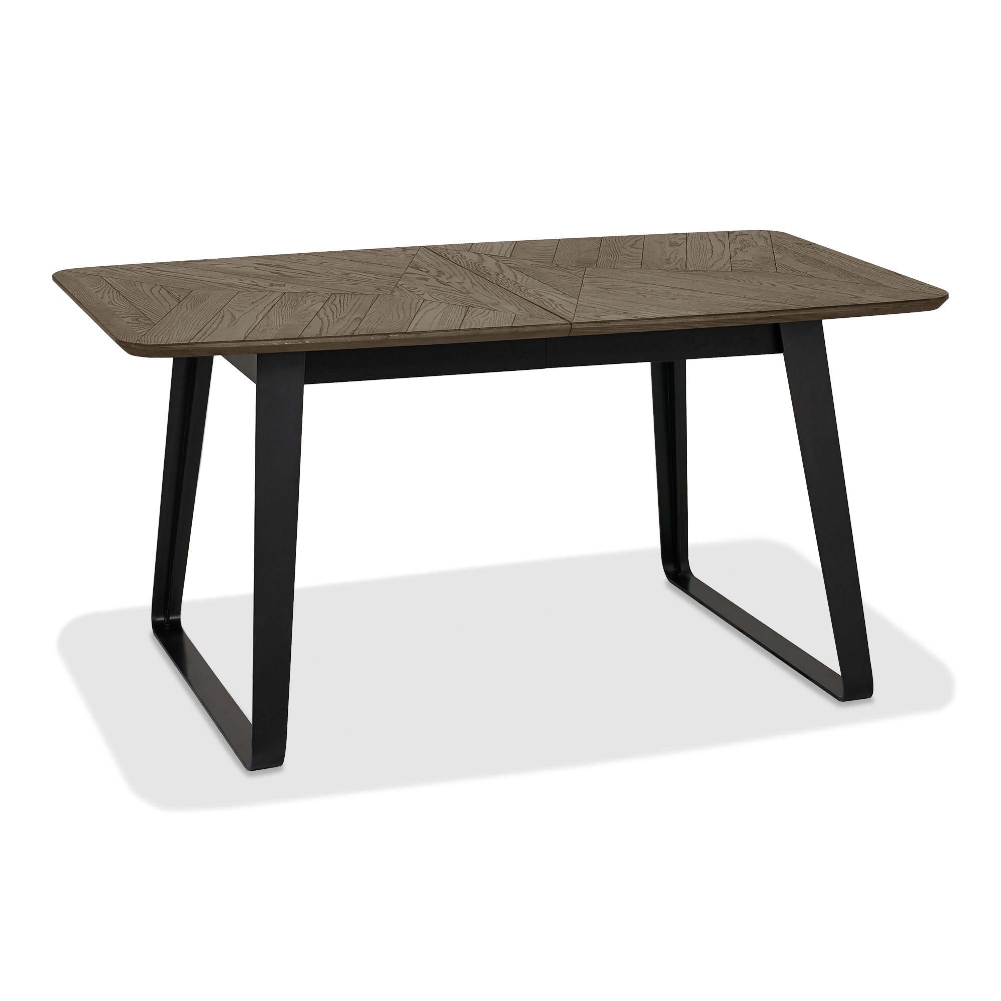 Castello 4-6 Seat Extendable Dining Table - Oak & Peppercorn - Home Origins