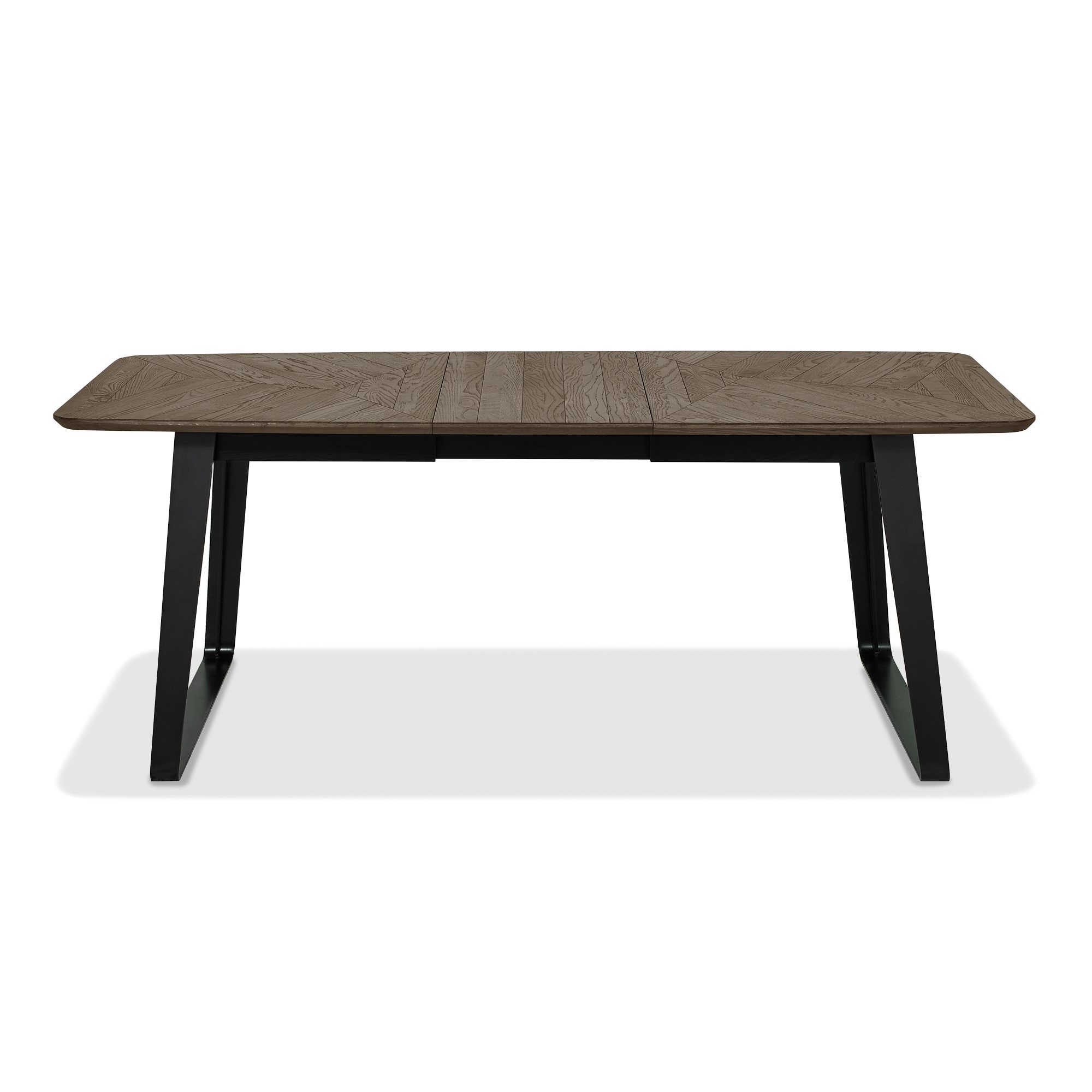 Castello 4-6 Seat Extendable Dining Table - Oak & Peppercorn - Home Origins