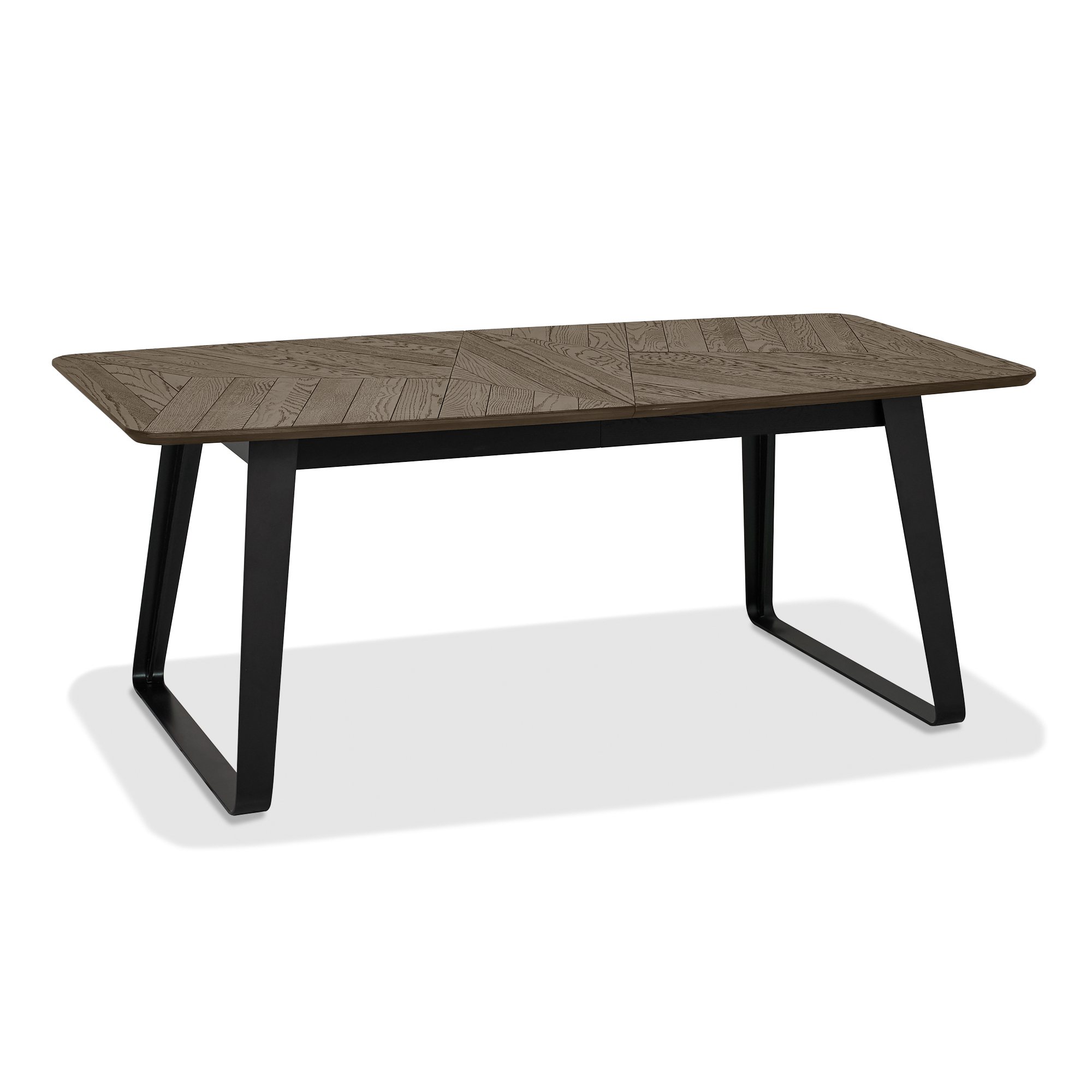 Castello 6-8 Seat Extendable Dining Table - Oak & Peppercorn - Home Origins