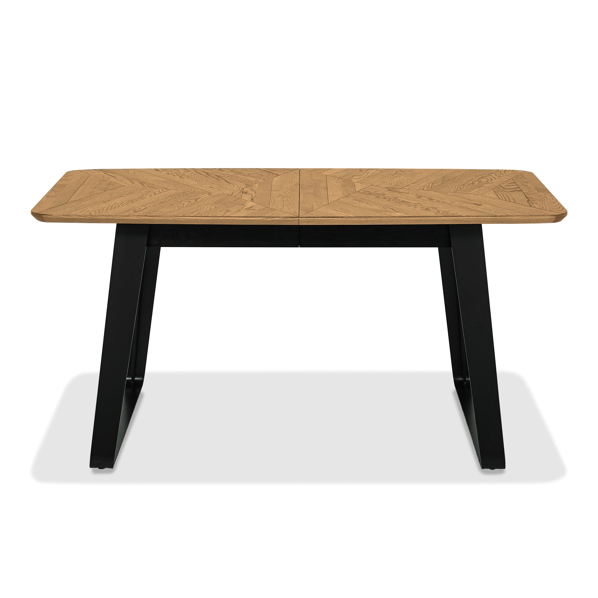 Castello 4-6 Seat Extendable Dining Table - Oak & Peppercorn - Home Origins