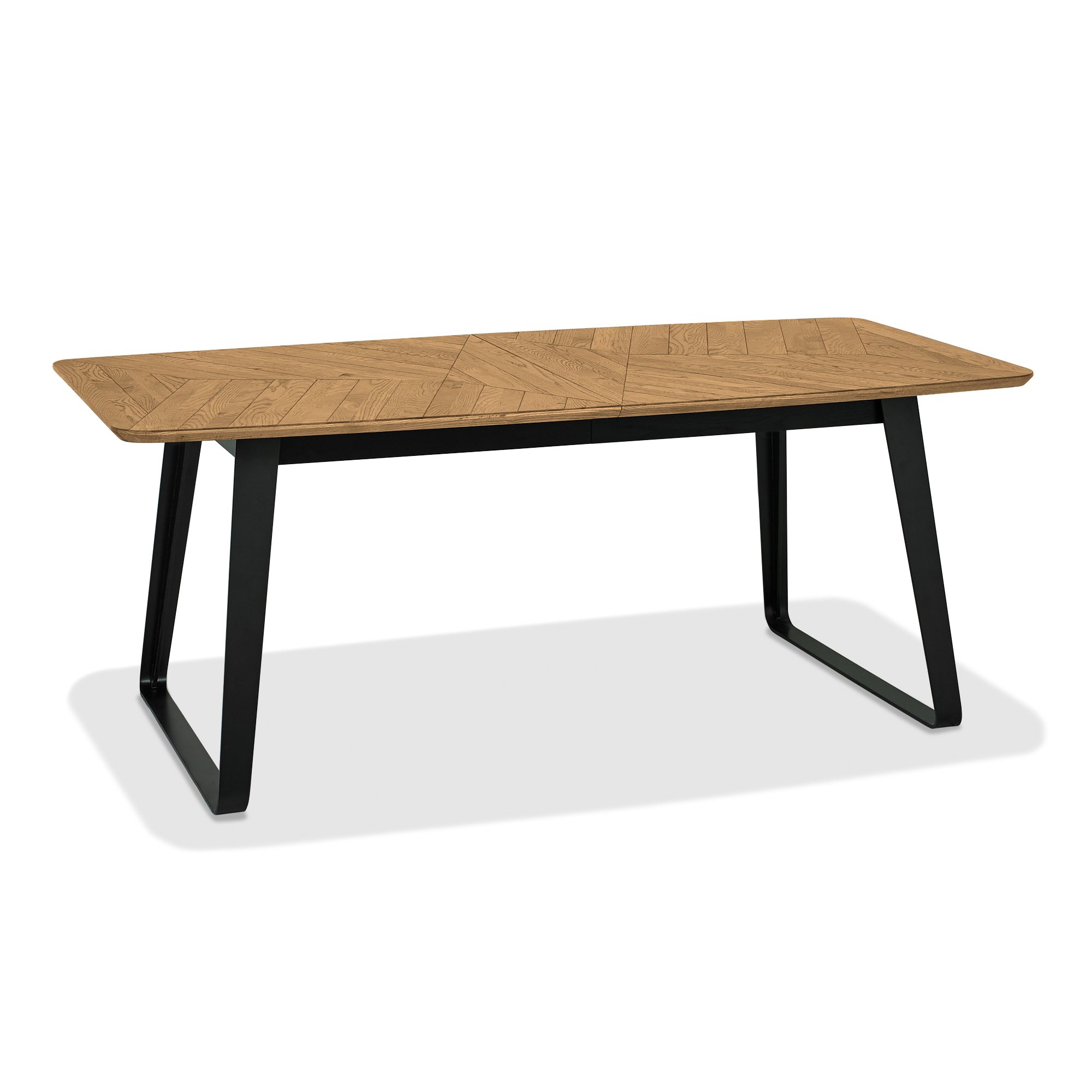 Castello 6-8 Seat Extendable Dining Table - Oak & Peppercorn - Home Origins