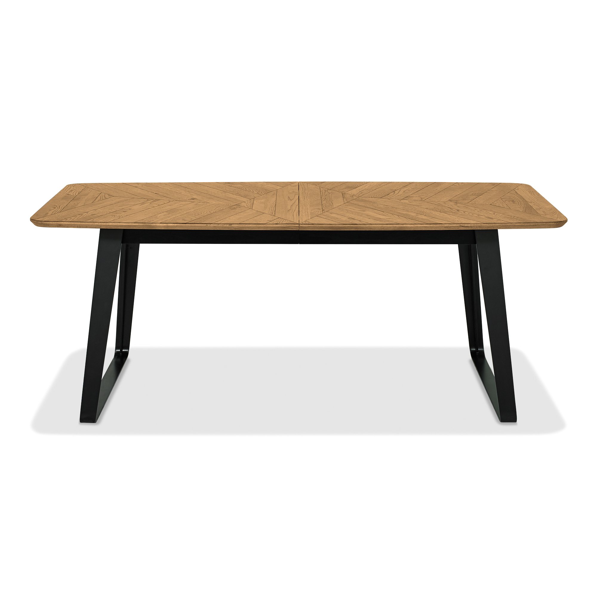 Castello 6-8 Seat Extendable Dining Table - Oak & Peppercorn - Home Origins