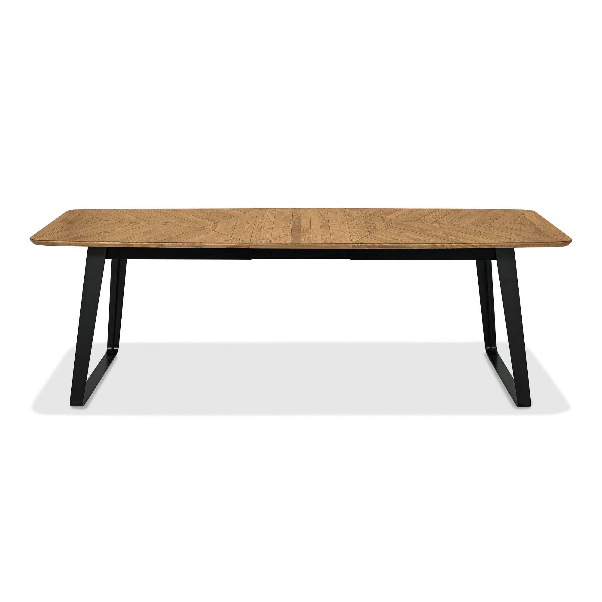 Castello 6-8 Seat Extendable Dining Table - Oak & Peppercorn - Home Origins