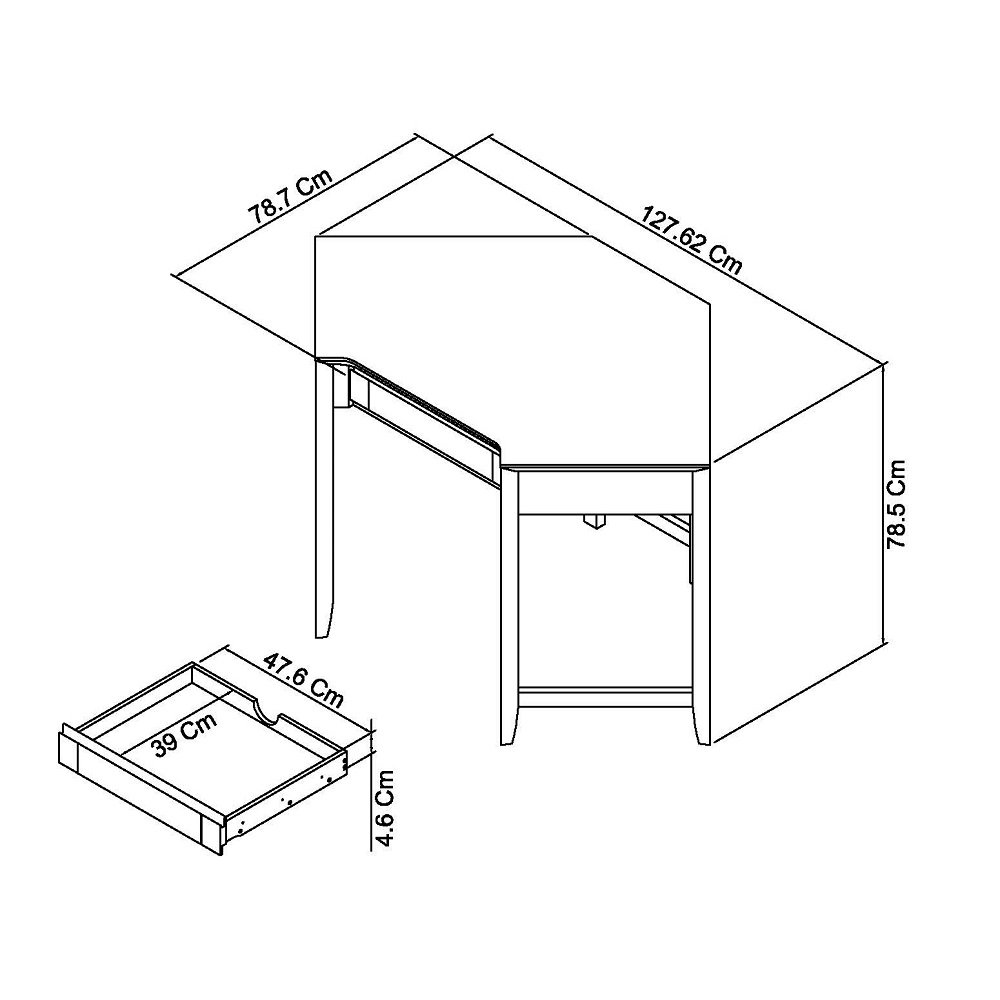 Jasper Modular Corner Desk - Oak - Home Origins