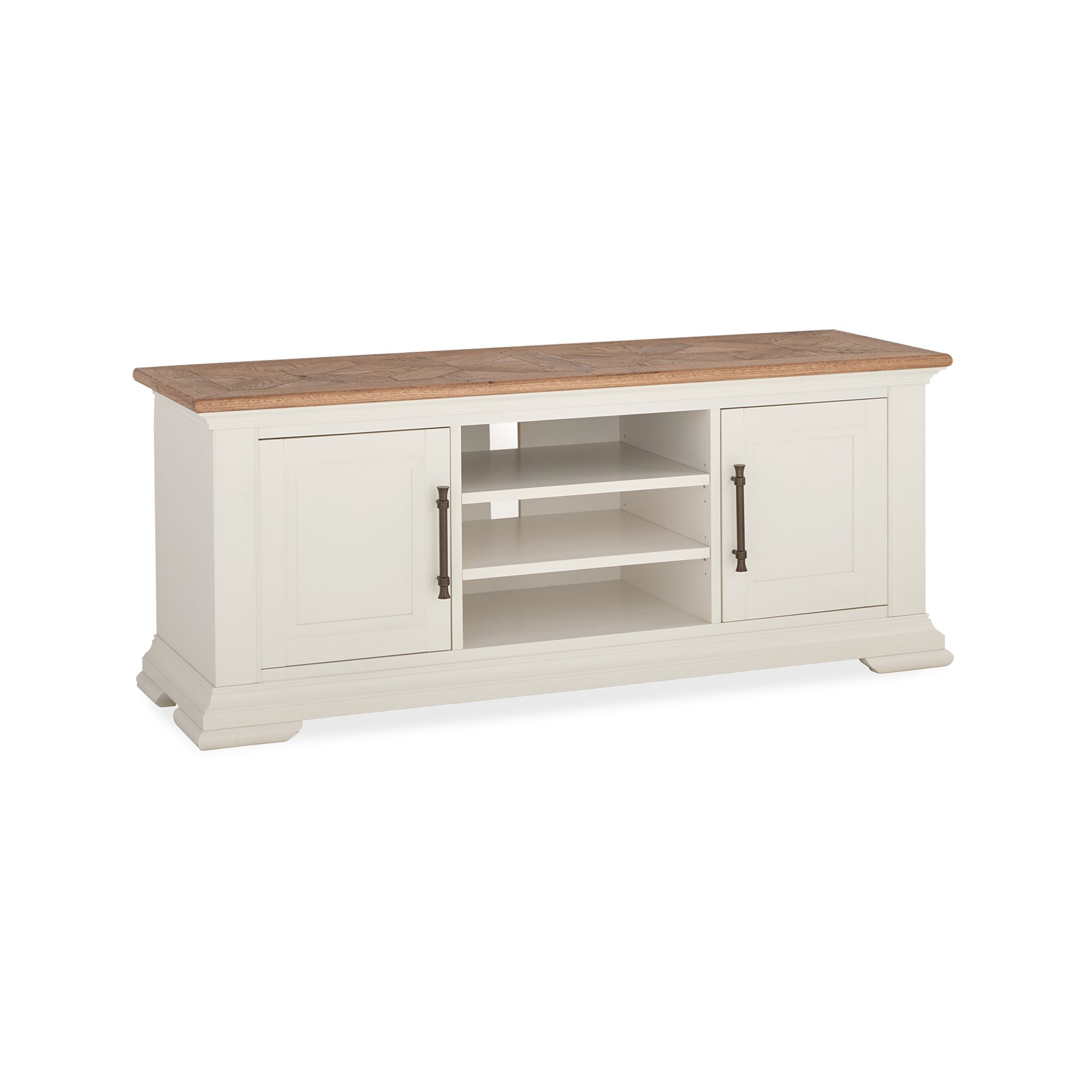 Rivera Wide TV Unit - Two Tone - Home Origins